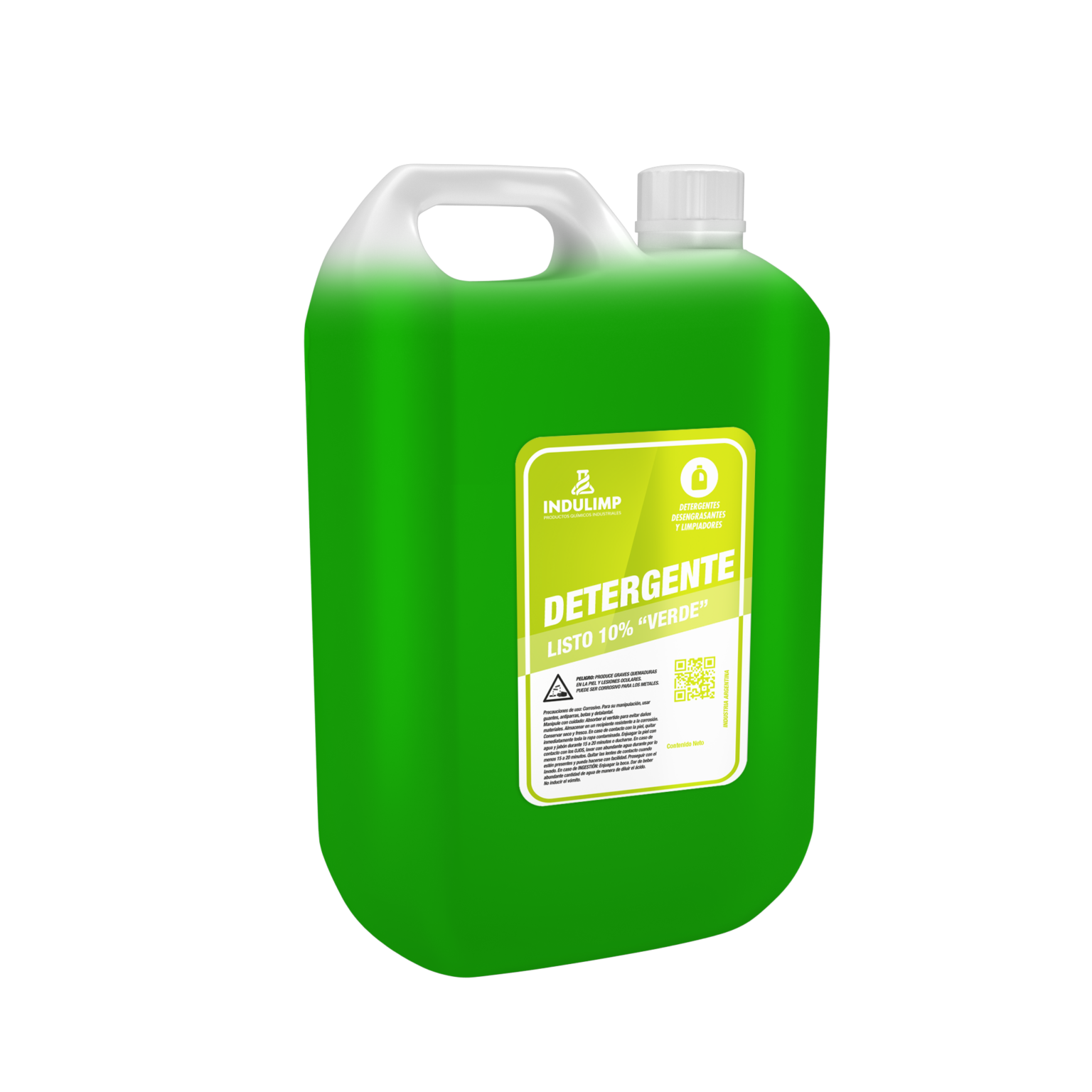 Detergente Listo 10% «Verde» - Indulimp