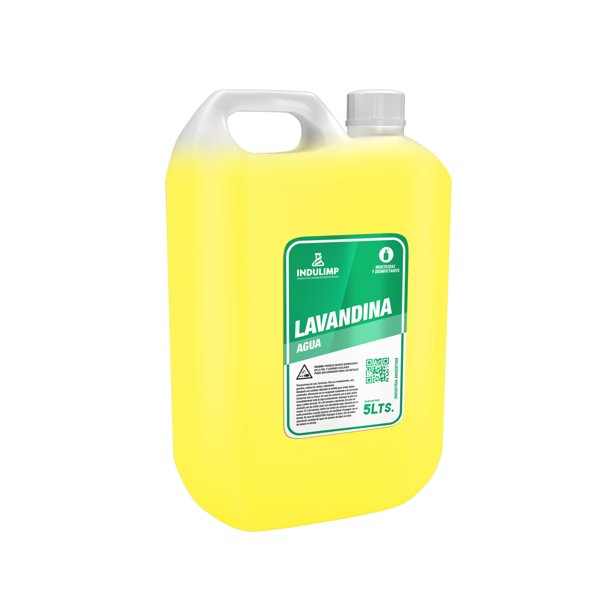 Agua Lavandina Concentrada 110% x 6Kg - Indulimp